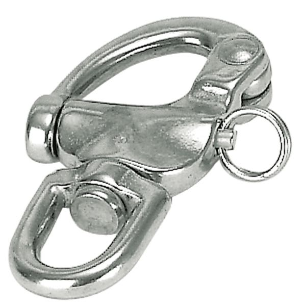 Lap hook with swivel 87mm